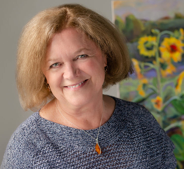 Pink Corner, an oil painting by Christine Kuhr