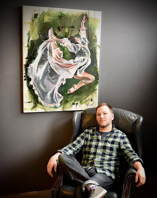 ARTclectic Gallery artwork shop page for Tony Lipps, acrylic artist