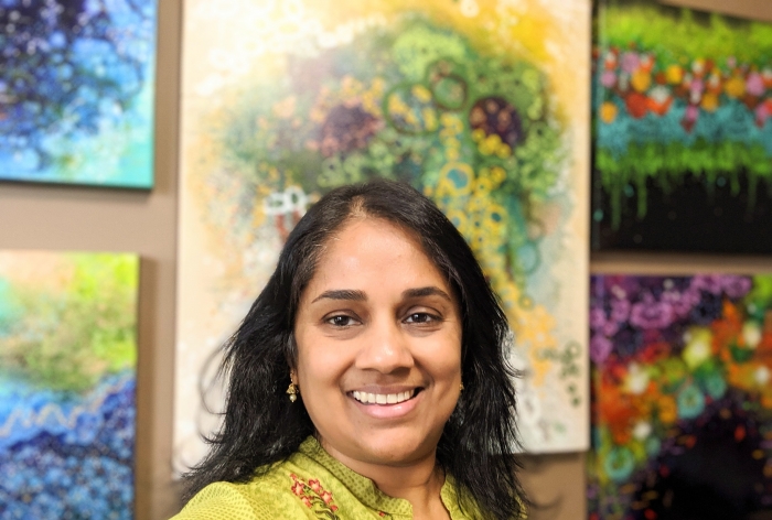 ARTclectic Gallery artwork shop page for Priya Rama, abstract painter ...
