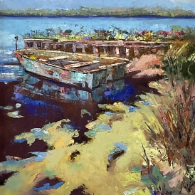 Waiting on the Bay by Nancy Achberger