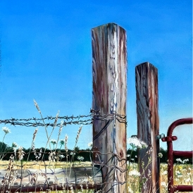 Bloom through the Barbed Wire by Michael Burdge