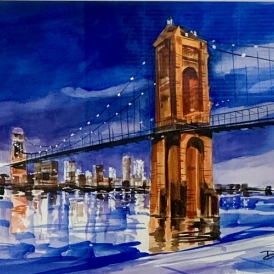 "Roebling Bridge" by Bill Dinkins