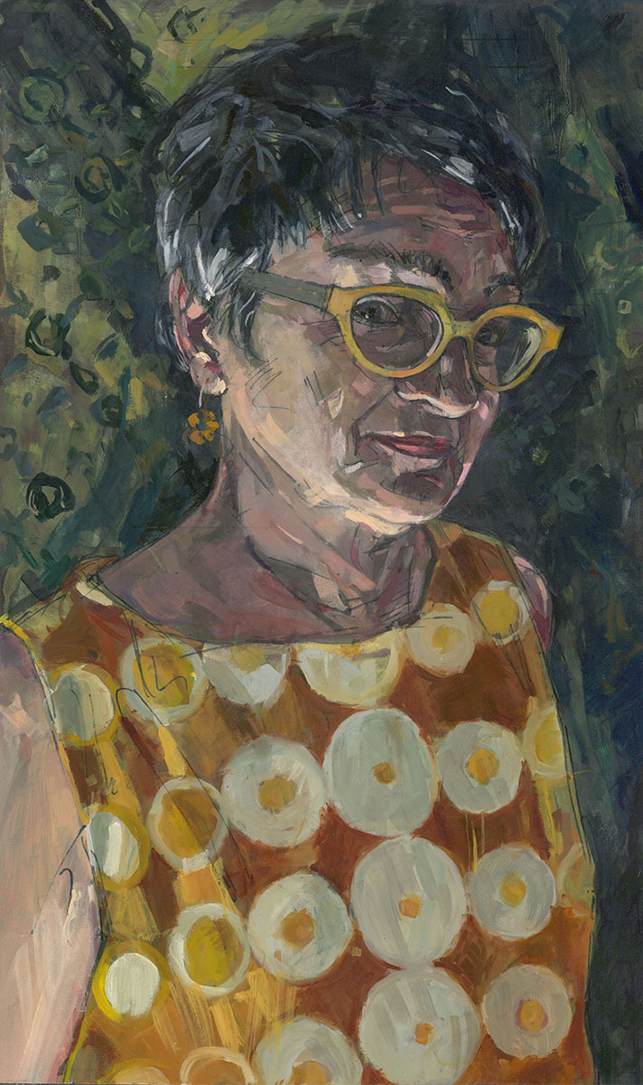 Yellow Glasses by Francis Huffman