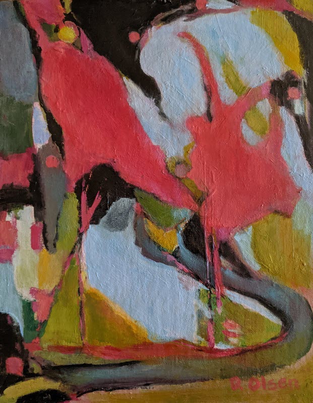 ARTclectic Gallery artwork shop page for Dana Olsen, an abstract and ...