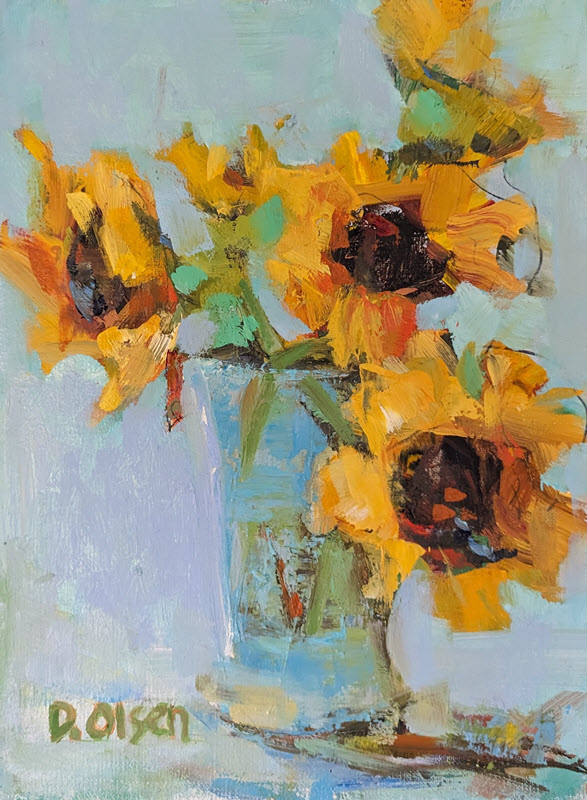 ARTclectic Gallery artwork shop page for Dana Olsen, an abstract and ...