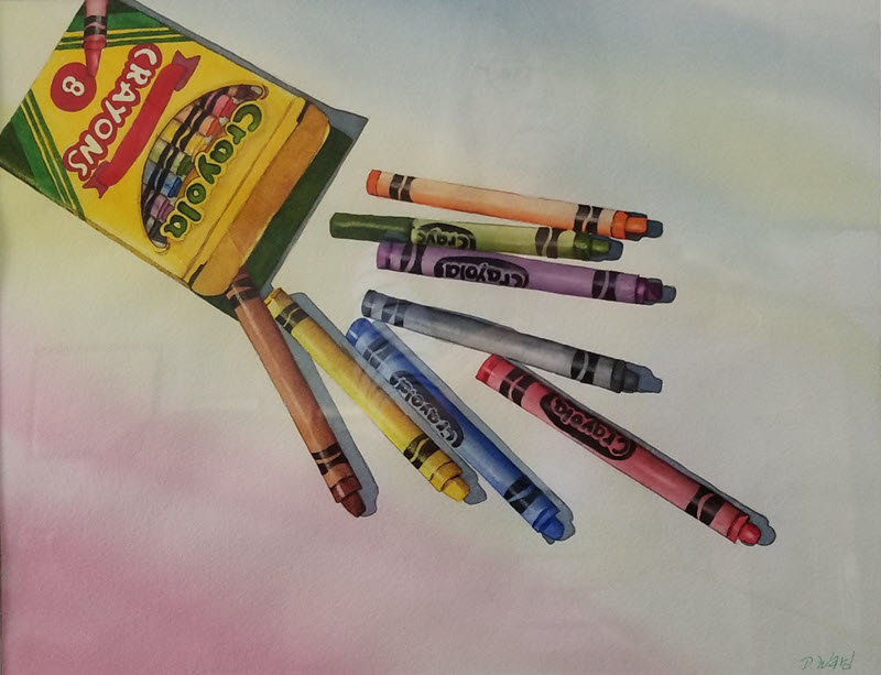 Let's Color, a watercolor painting by Deb Ward